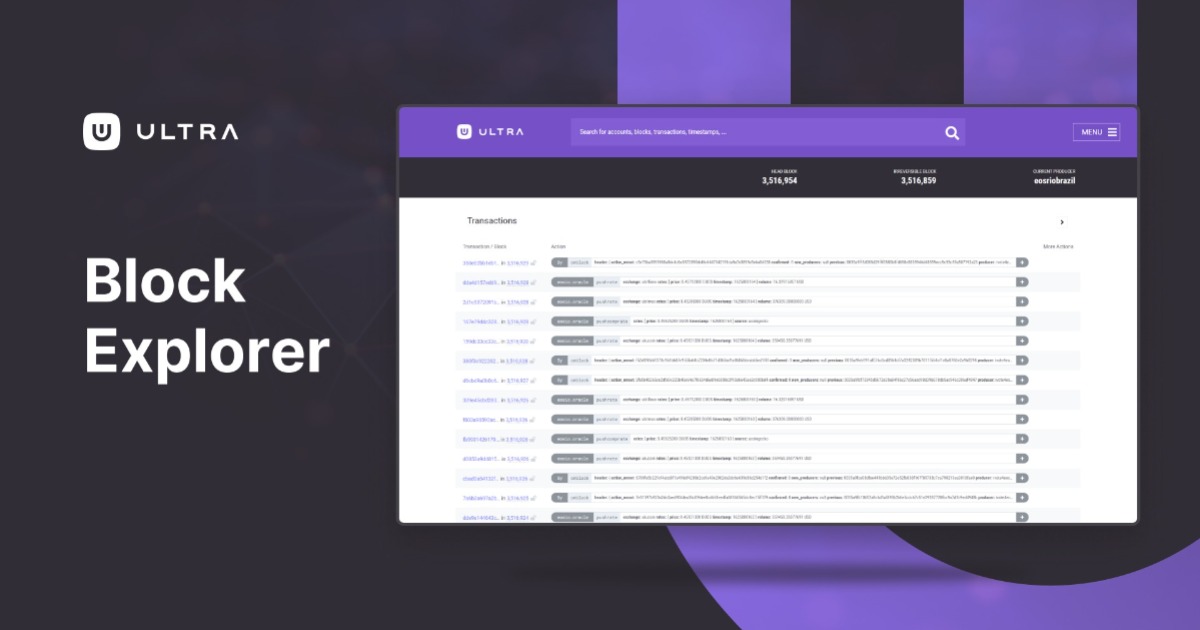 UOS: High-Precision Block Explorer for Ultra